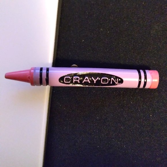 Jewelry | Vintage Pink Crayon Pin | Poshmark
